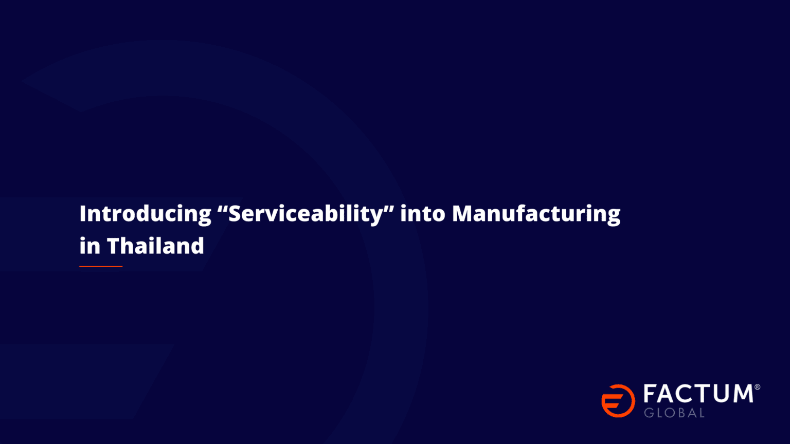 Global Insider Talks - Episode 5 - Factum Global